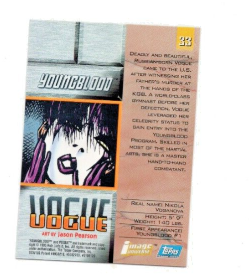 1995 Topps Image Universe #33 - Vogue | eBay