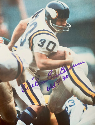 BILL "BOOM BOOM" BROWN Minnesota Vikings Great 8x10 Photo #3 W/COA | eBay