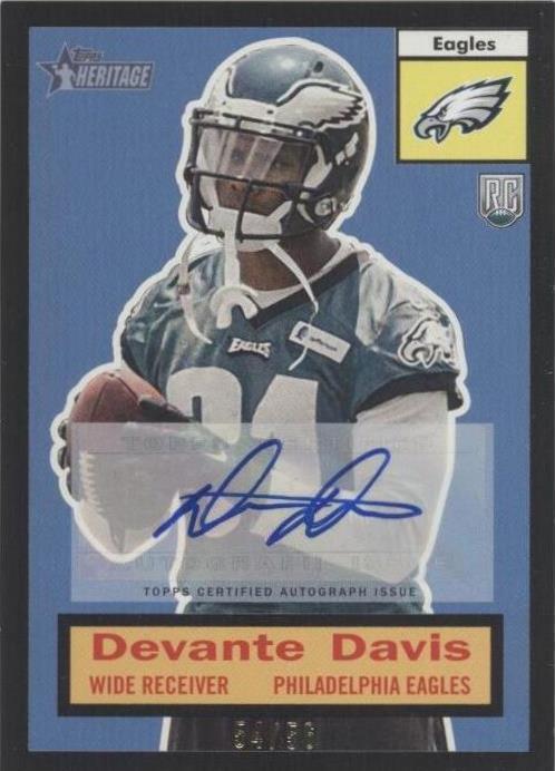 2015 Topps Heritage - Devante Davis #45 Black Autographs /56 (AU, RC ...