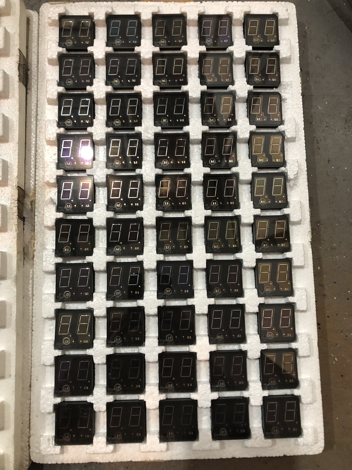 BABCOCK SP-352, SP352 Neon Nixie - 2 Digit display (Sperry, Beckman ...