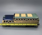 Vtg 1950s Tin Toy Friction Bus / 9" Greyhound Lines Scenicruiser ...