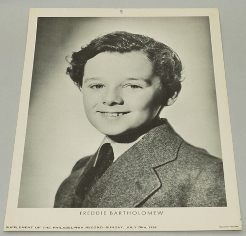 M23 1936 Philadelphia Record FREDDIE BARTHOLOMEW supplement movie photo premium^ | eBay