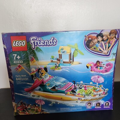 LEGO Friends: Party Boat (41433) Building Kit 640 Pcs Toy Retired Set ...
