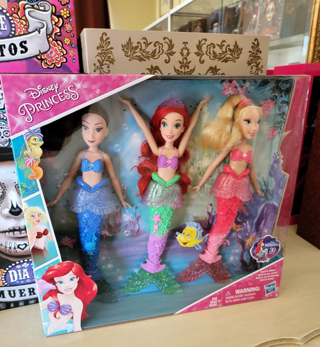 Disney Princess LITTLE MERMAID Ariel and Her Sisters 12" Doll Set | eBay