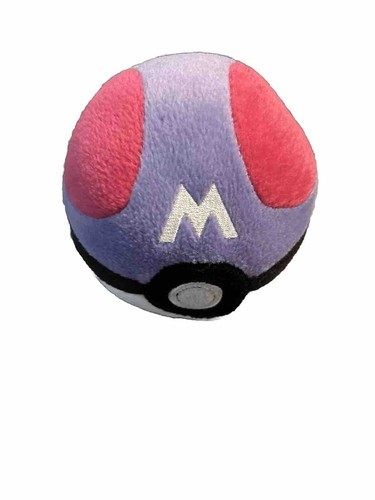 Pokemon Master Ball Plush Toy 4" Inch Takara Tomy Arts 2017 Ash Pikachu ...