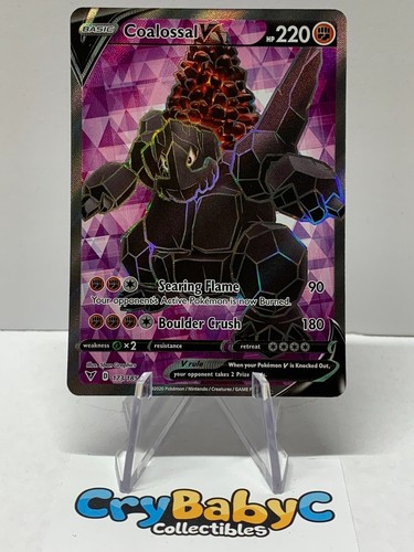 Pokemon Coalossal V 173/185 Vivid Voltage Sword & Shield FULL ART | eBay