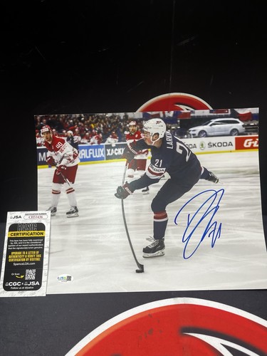 Dylan Larkin Autographed Team USA signed 11x14 Photo JSA COA NHL | eBay