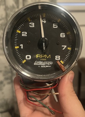 Auto Meter Pro Comp tachometer RPM X1000 | eBay