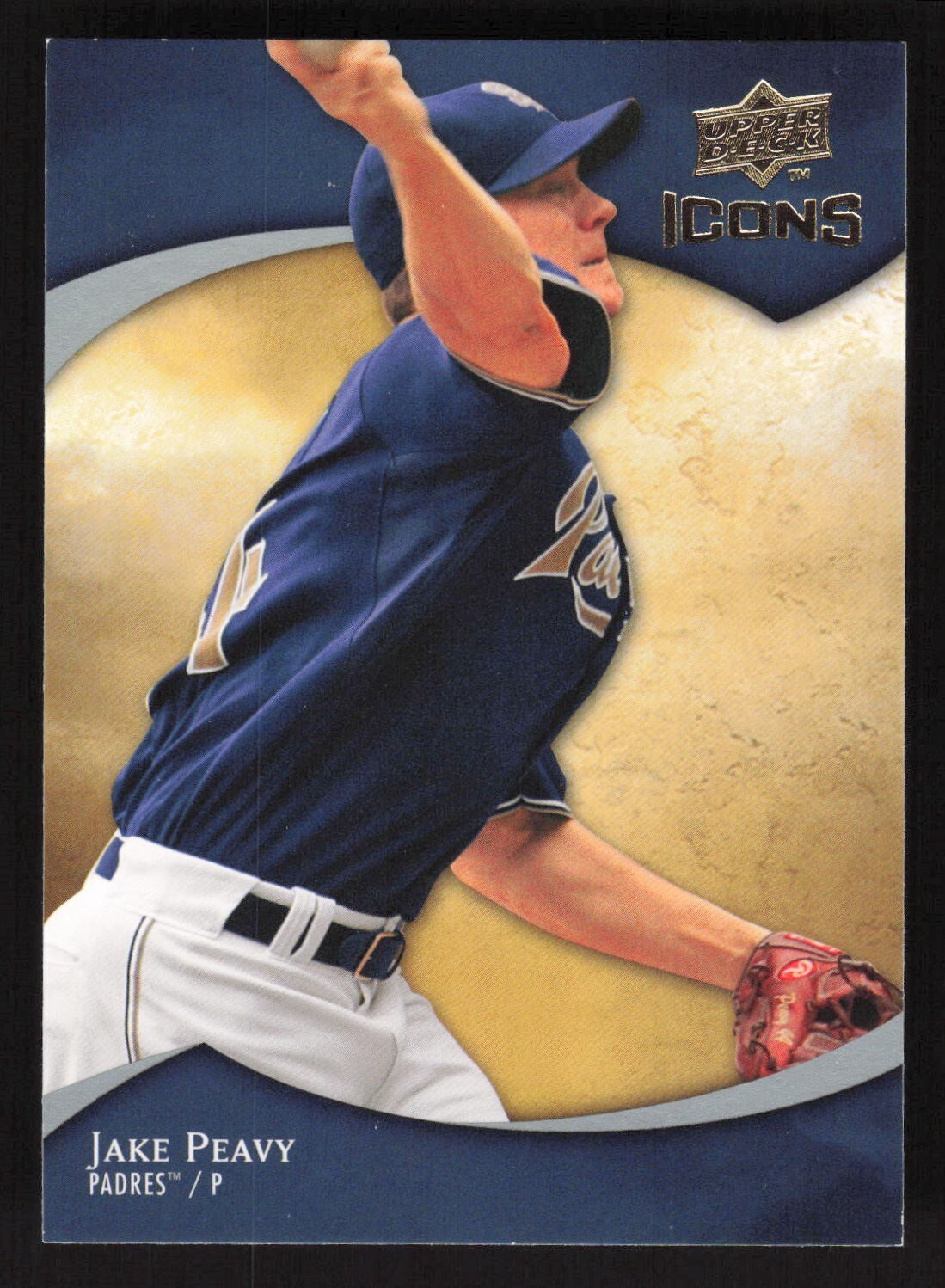 2009 Upper Deck Icons Jake Peavy #48 San Diego Padres | eBay