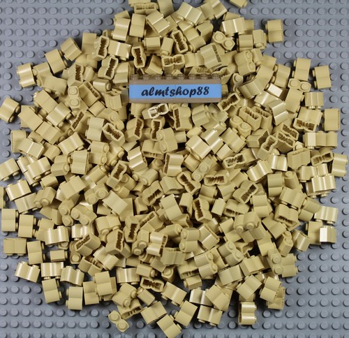LEGO - 1x2 Brick Logs Tan - Palisade Fort Beige Blocks #30136 Lot Bulk ...