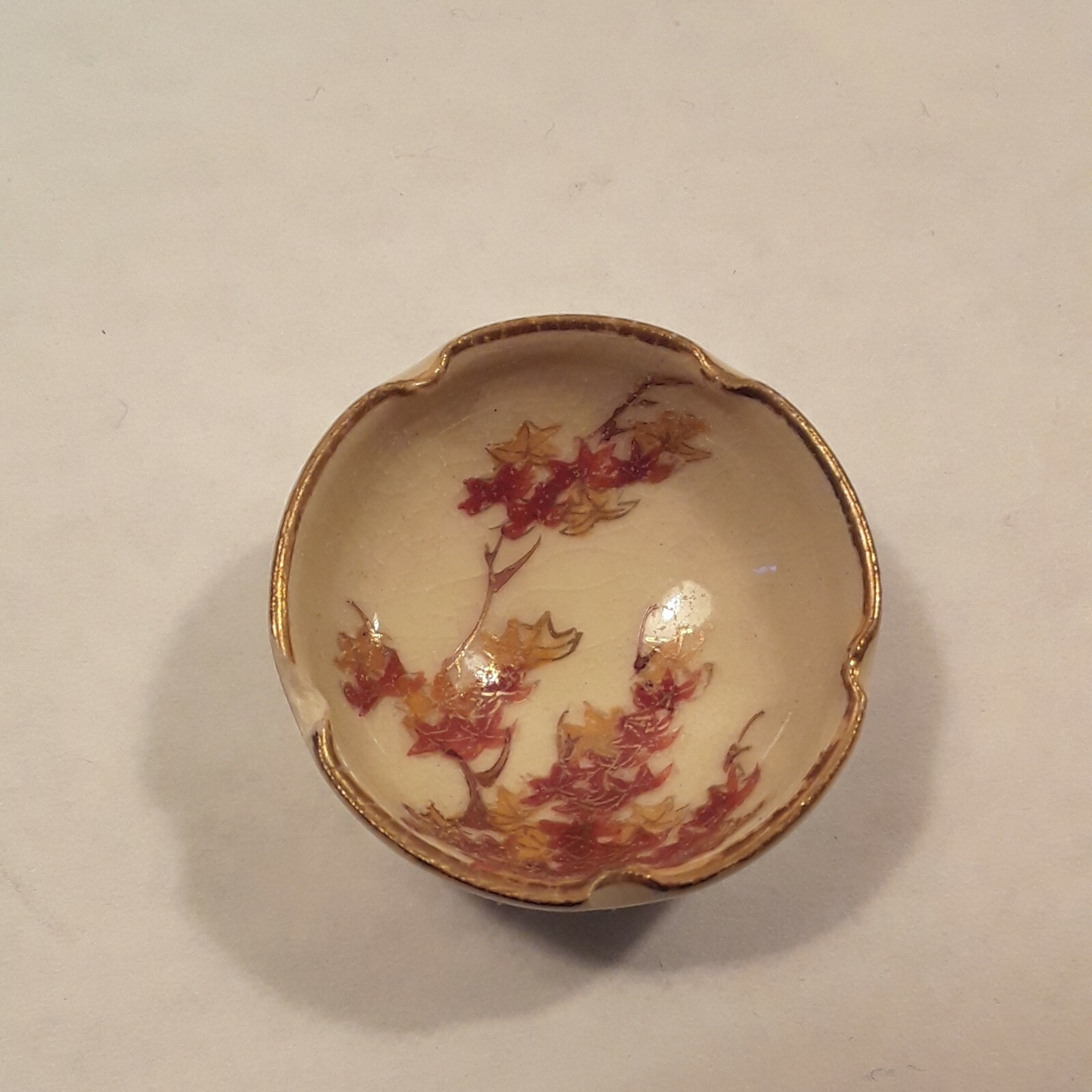 Lot of 3 Antique Japanese Satsuma Salt Cellar Bowls Signed Kazan ...