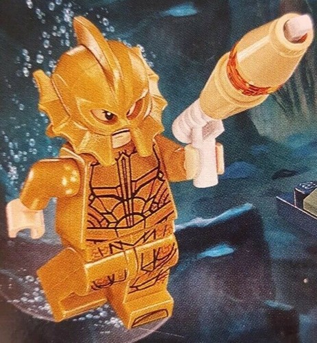 LEGO DC Super Heroes Justice League - Atlantean Guard w/ Weapon - New ...