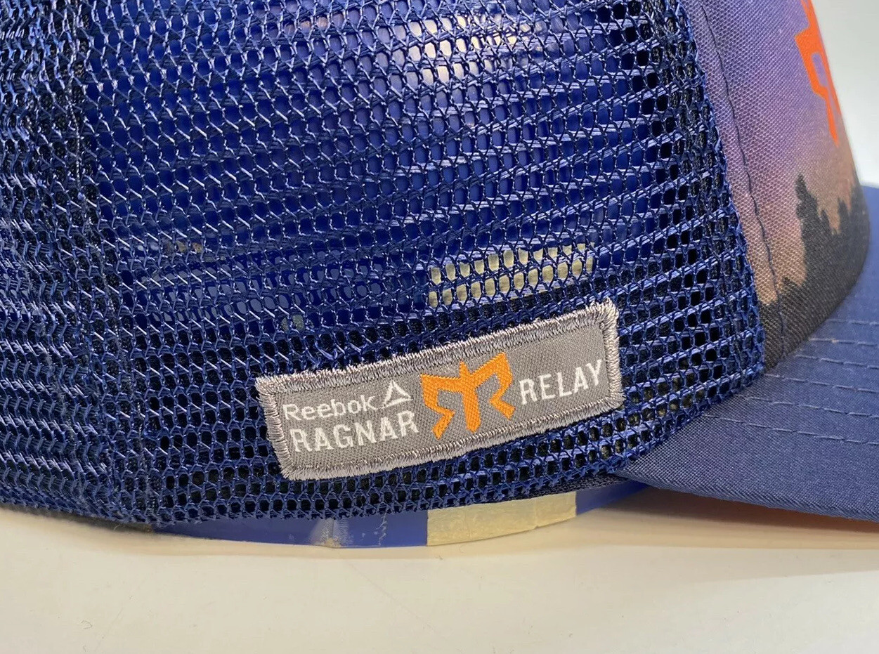 Ragnar Relay Boco Gear Volunteer Cap Hat Adult Trucker Snapback Blue ...