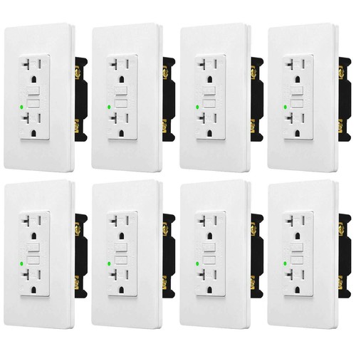 20A GFCI Outlet Duplex Receptacles Tamper Resistant WR TR ETL Listed ...