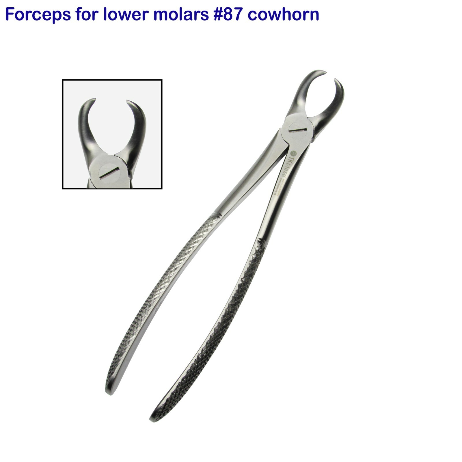 Dental Instruments Tooth Roots Extraction forceps for lower Molars ...