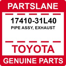 Genuine Toyota Pipe Assembly Exhaust 17410-37D40 for sale online | eBay