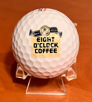 Vintage Eight O'Clock Coffee Advertising Logo Golf Ball | eBay