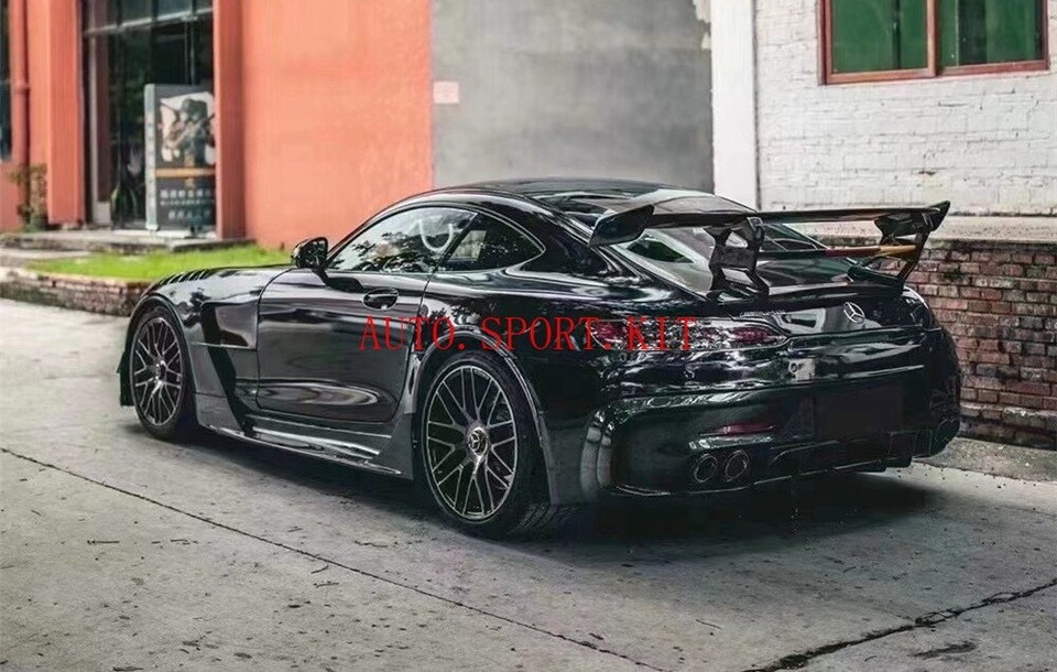 Black Style GT Wing Rear Spoiler For Mercedes AMG GT/GTS 2016-Up Carbon ...