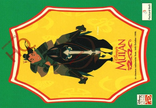 Picture Postcard:-Computer Game Advertising, Disney's Mulan | eBay