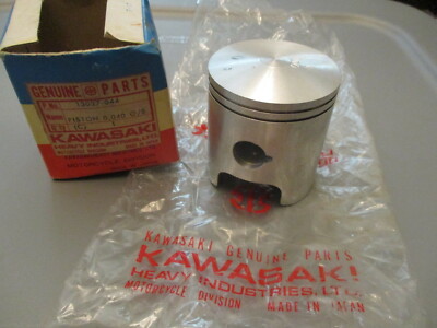 NOS Kawasaki OEM Piston .040 F81M 250C MotoCross 13027-044 | eBay