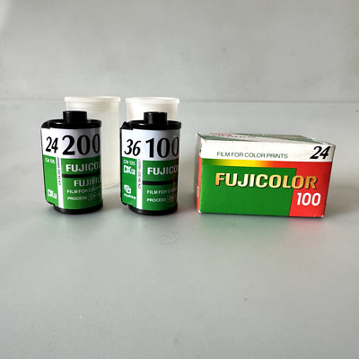 3x FUJI Fujicolor 100 ISO 24/36 Exposures Fujifilm Colour Film 35mm ...