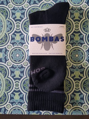 Bombas Men's Large Calf Socks, Black - 1 Pair 49008835283 | eBay