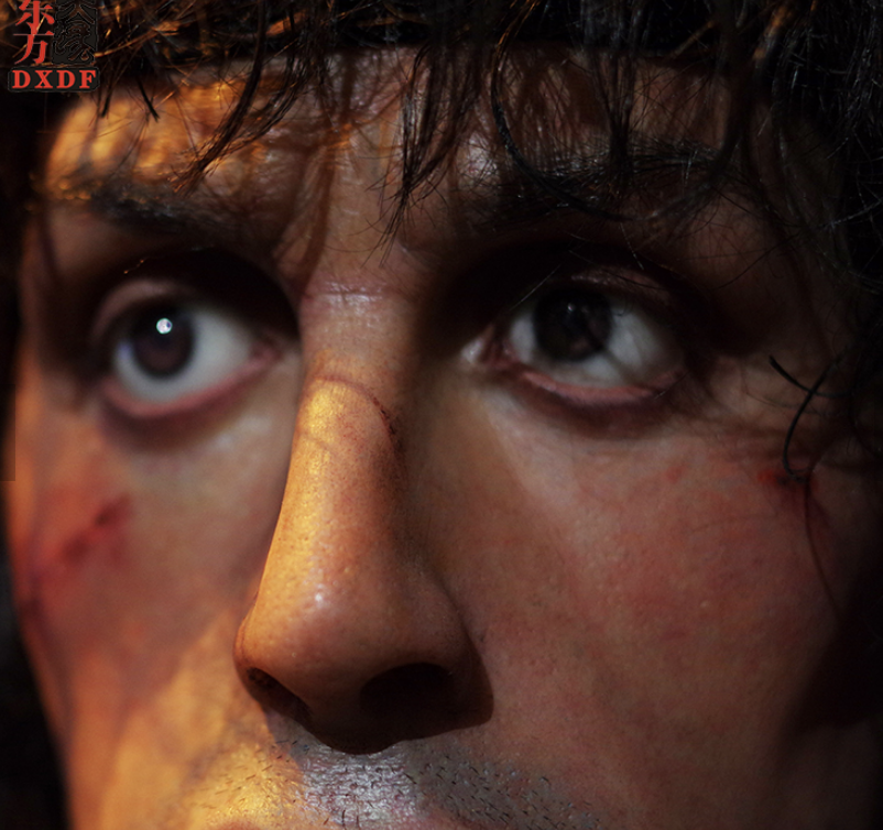 Life Size Sylvester Stallone Rambo Wax Statue Realistic Prop Display ...