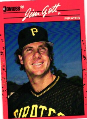 1989 Donruss 90 #605 James William Gott Pirates Baseball Card | eBay