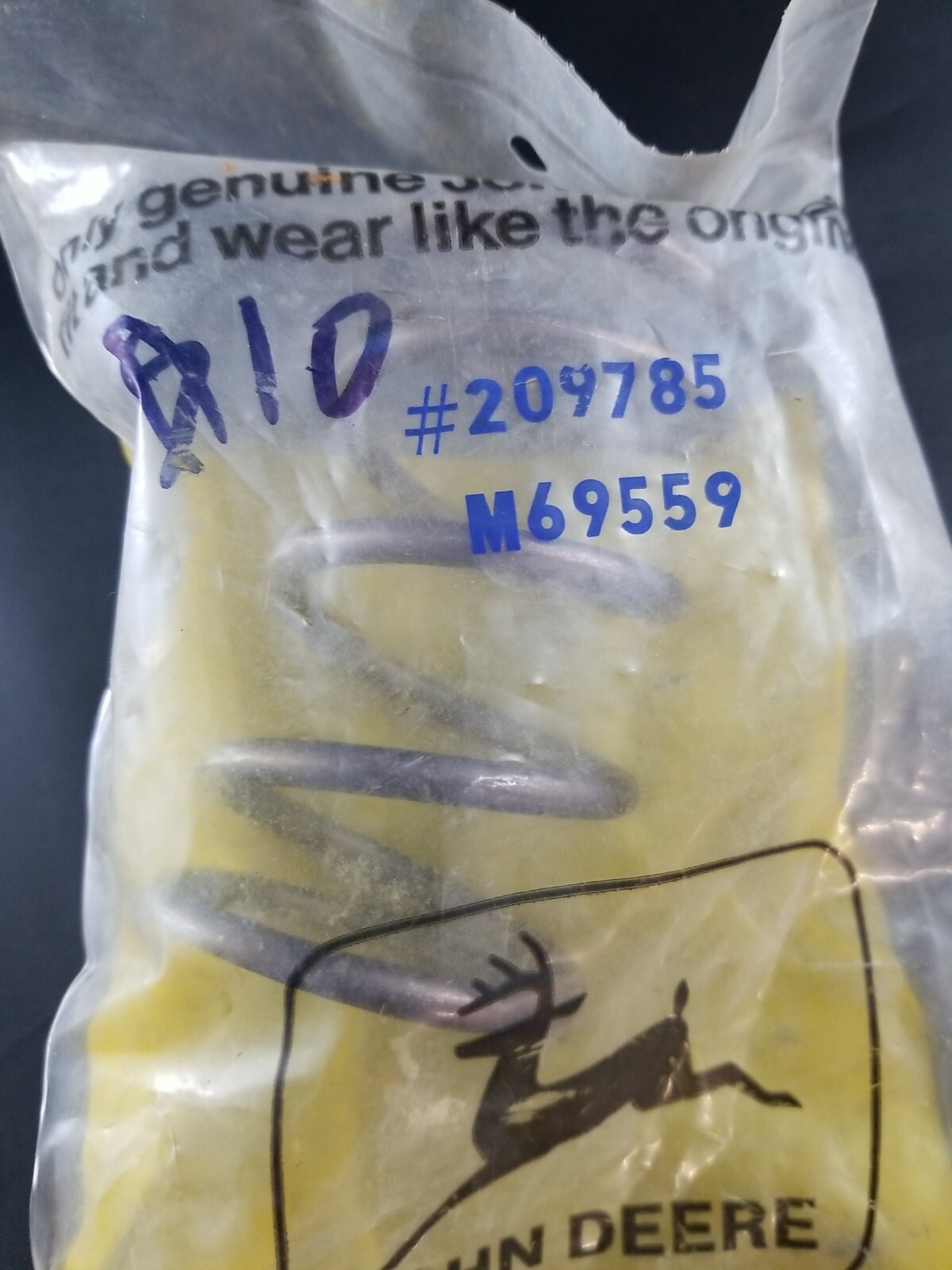 1-2 NOS John Deere snowmobile spring M69559. | eBay