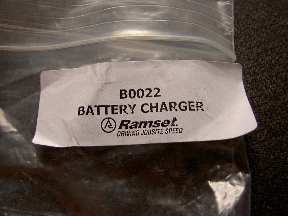 Job Site AC DC adapter For ITW Ramset Red Head B0022 Battery Trakfast ...