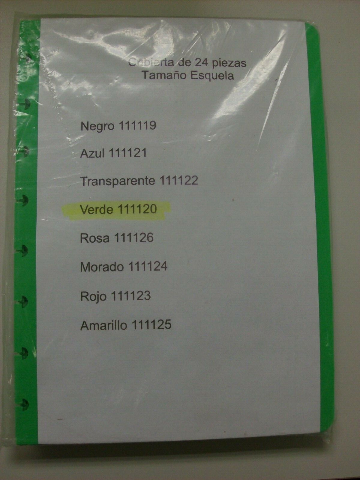 Arc Rollabind Green Plastic 5 X 8 Notebook Cover and Back | eBay