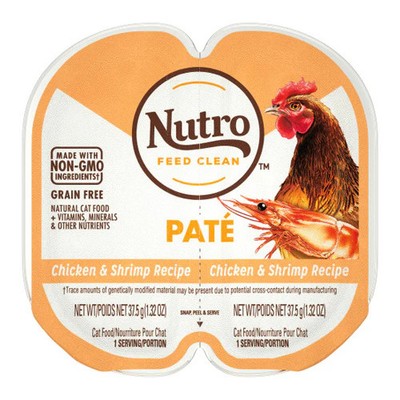Nutro Products Perfect Portions Grain Free Cat Food Chicken & Shrimp ...
