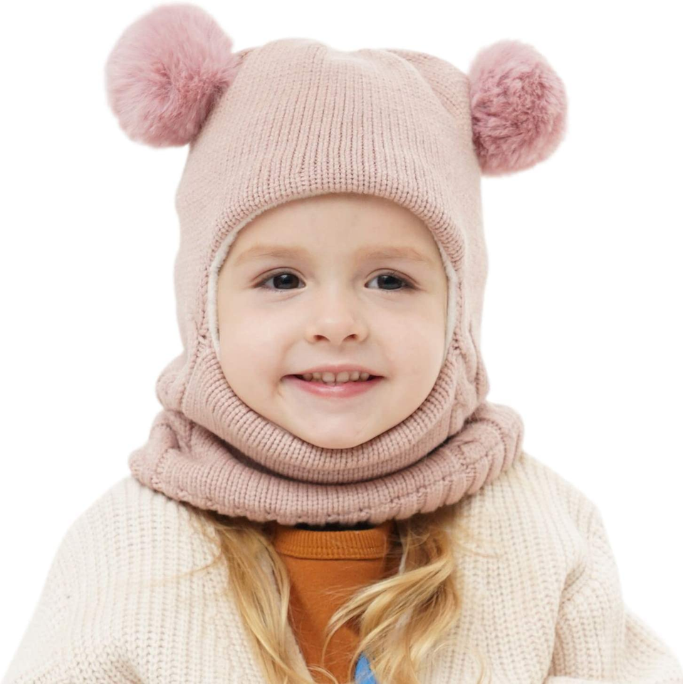 Baby Winter Hat Scarf Set Unisex Infant Toddler Warm Knit Beanie Neck ...
