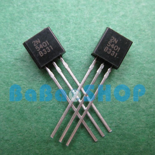50pairs ( 2N5401+ 2N5551) PNP NPN General Purpose Amplifier Transistor ...
