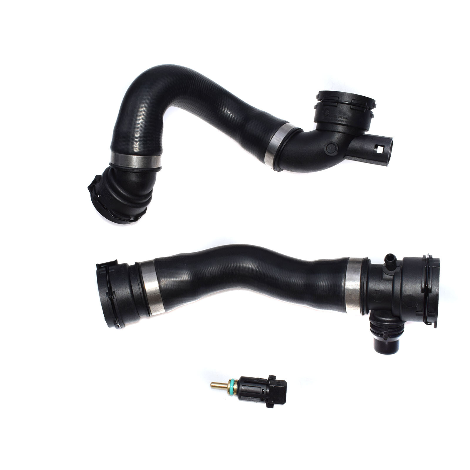 For BMW 128i 328i 325i E90 E92 Z4 Upper & Lower Radiator Hose Temp ...
