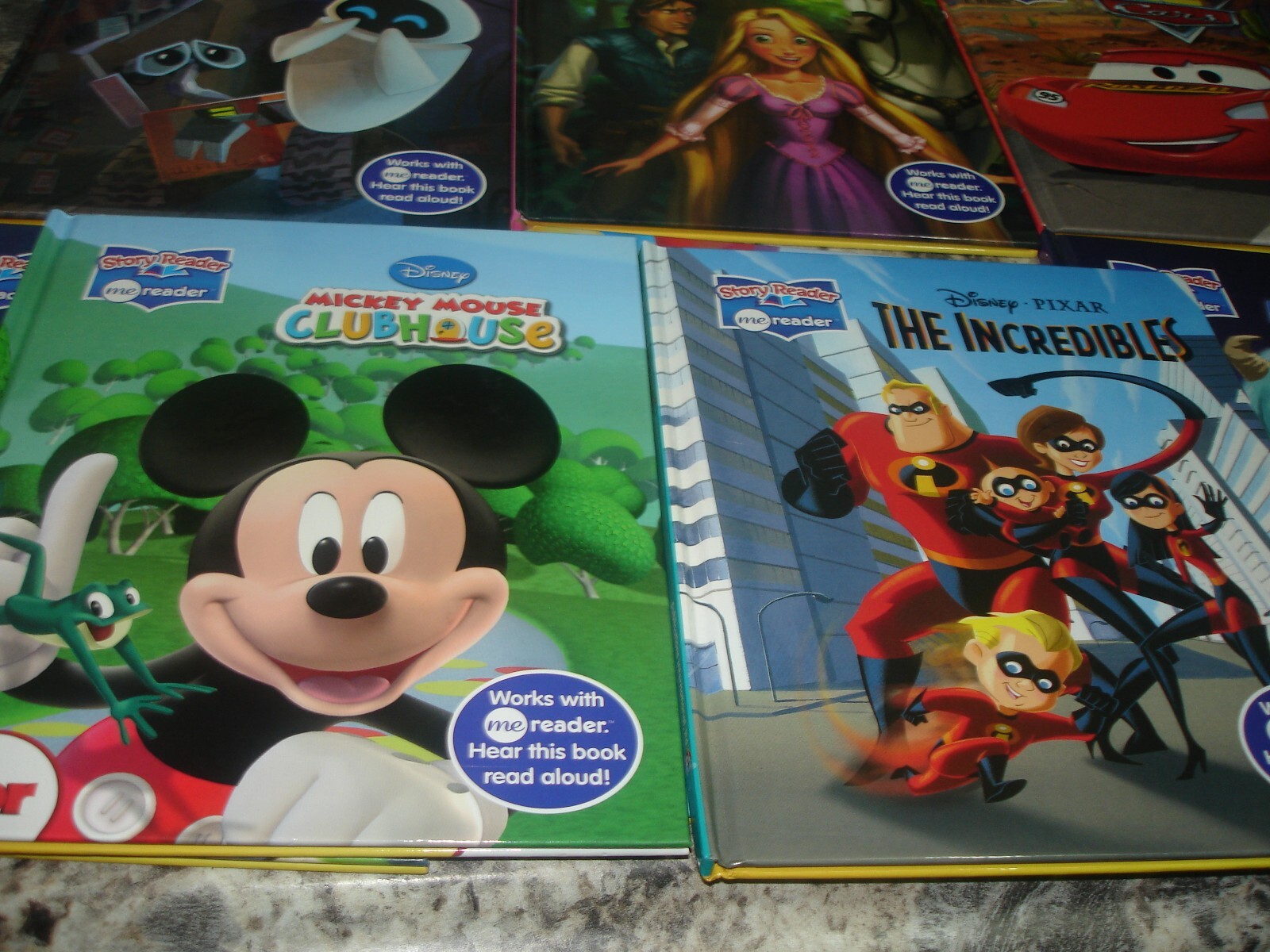 8 Story Reader Me Reader Disney Pixar Books with me reader WORKS NICE ...