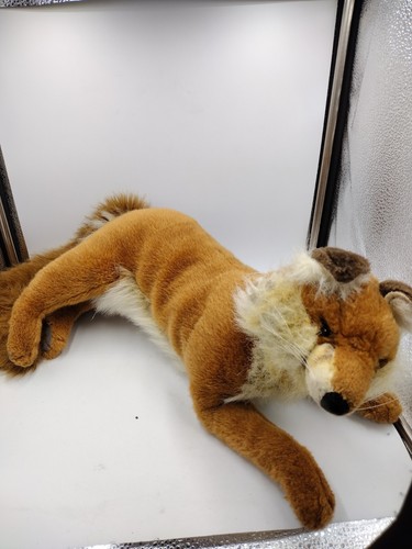 Hansa 17” Red Fox Plush Stuffed Animal Realistic | eBay