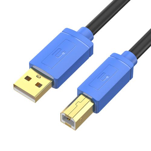 Premium USB 2.0 Type A to Type B Male Shielded GOLD Printer Digital ...