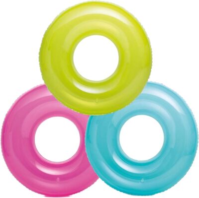 Intex Transparent Inflatable Swimming Pool Tube Raft, (3-Pack) | eBay