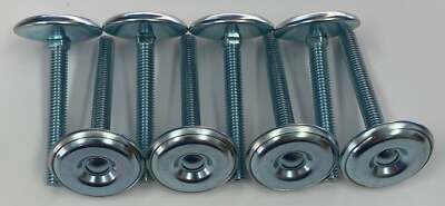 Set of 8 New 3 Inch Heavy Duty Leg Levelers Pinball Machine Zinc Plated ...