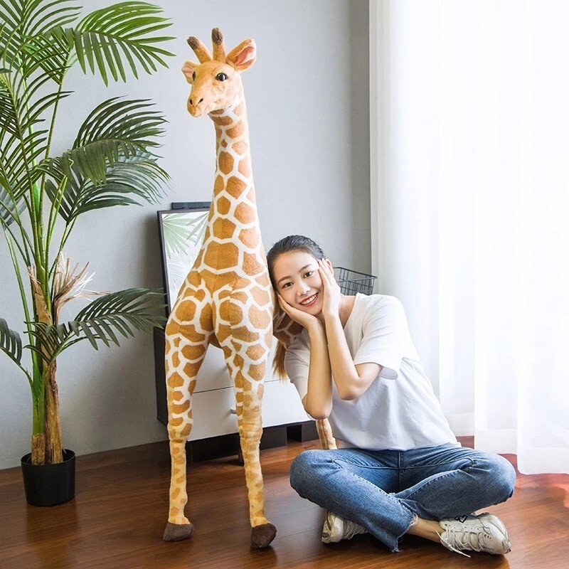 24'' Big Plush Giraffe Toy Giant Stuffed Animal Soft Doll Large Kid ...