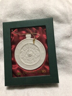Demdaco Christmas Wishes Bisque Porcelain Ornament | eBay