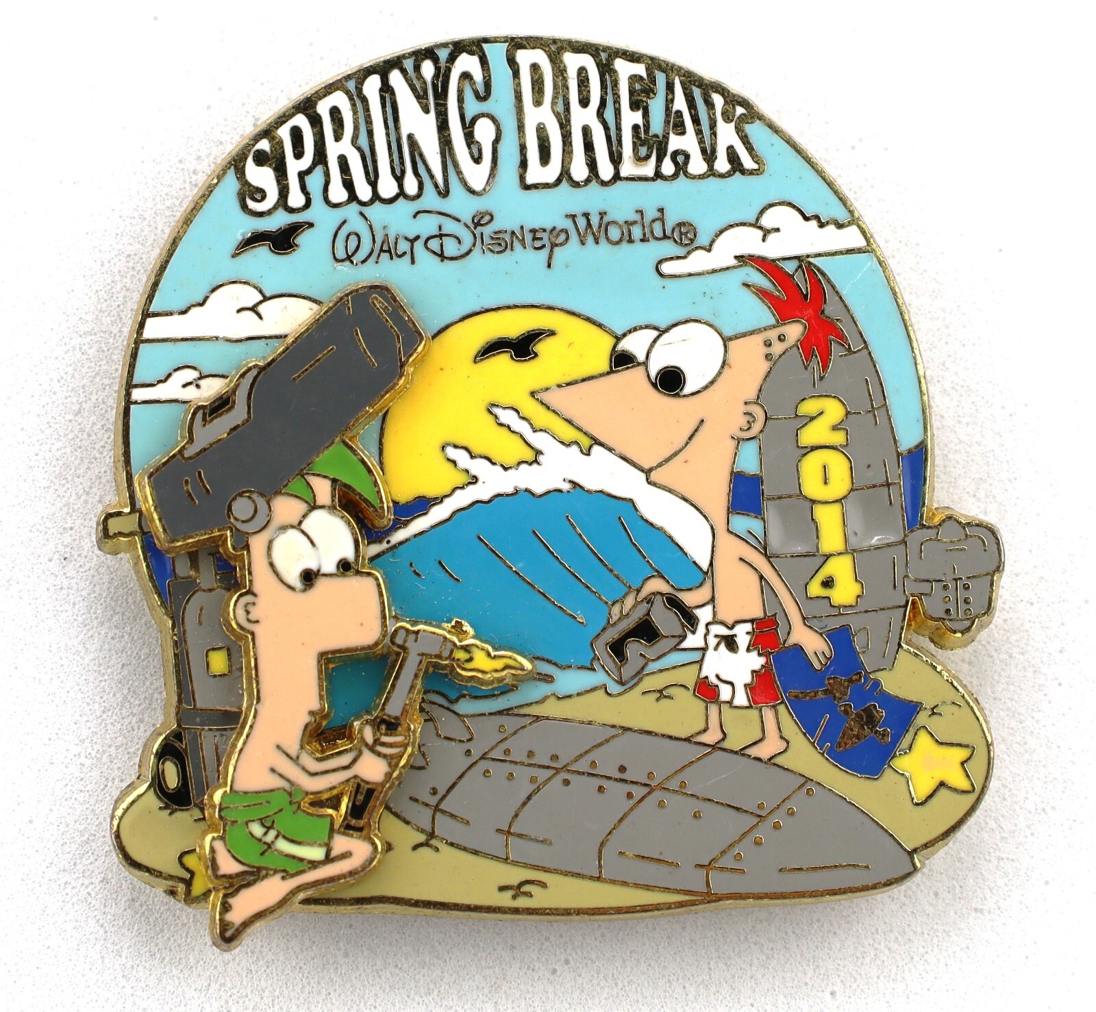 For Disney WDW Spring Break Phineas and Ferb LE-1000 Pin | eBay