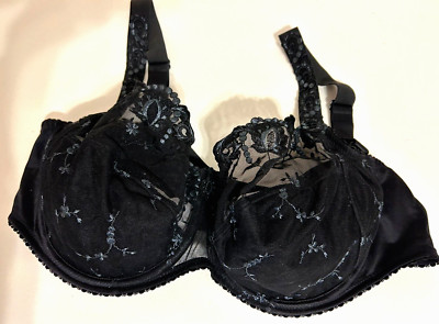 Conturelle Felina Full Cup Underwire Bra Size 42D Semi Sheer Unlined ...