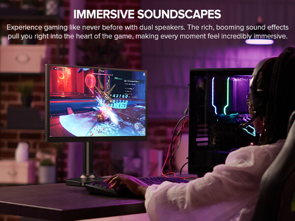 UPERFECT Portable Monitor 4K 18.4 inch, 10 Bit UHD FreeSync IPS HDR ...