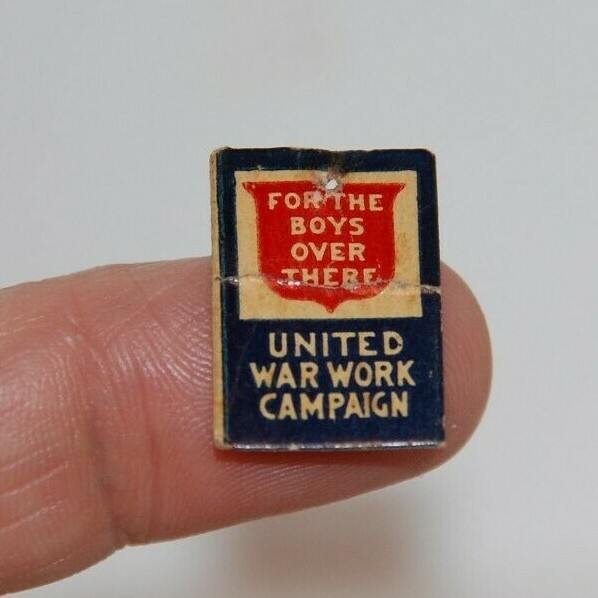 Antique World War 1 - UNITED WAR WORK CAMPAIGN - WW1 Pin Badge | eBay
