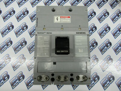 SIEMENS JXD63S400A, 400 Amp, 600 Volt, 3 Pole, Molded Case Switch ...