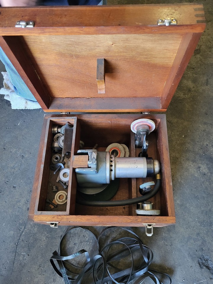 Moore Slotting Attachment Jig Grinder, Extra Spindles, Belts, Wooden ...