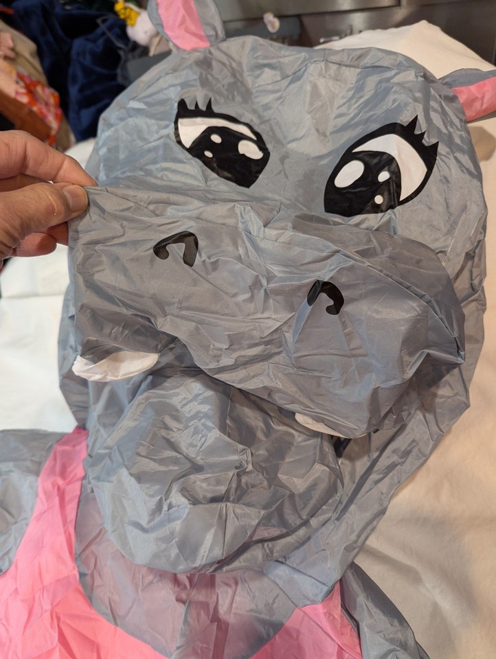 Dancing Ballerina Hippo Kids 7-10 Inflatable Costumes, Fullbody ...