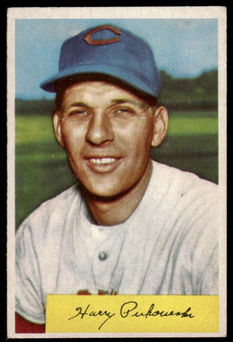 1954 Bowman #44 Harry Perkowski Cincinnati Redlegs VGEX 45469 | eBay